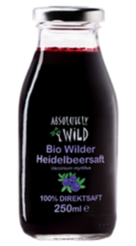 Organic Wild Blueberry Juice with Pulp